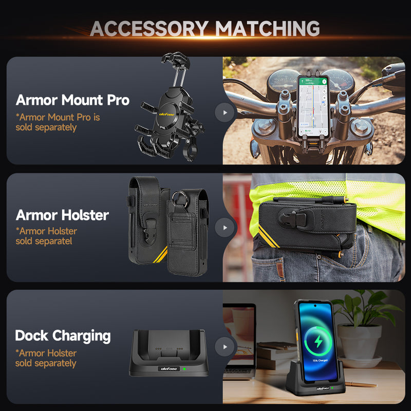 Ulefone Armor 26 Ultra Walkie-Talkie 5G 512GB 15600mAh Night Vision